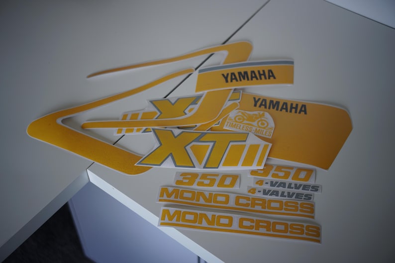 Yamaha XT350 Sticker / Decal Set Complete - Etsy