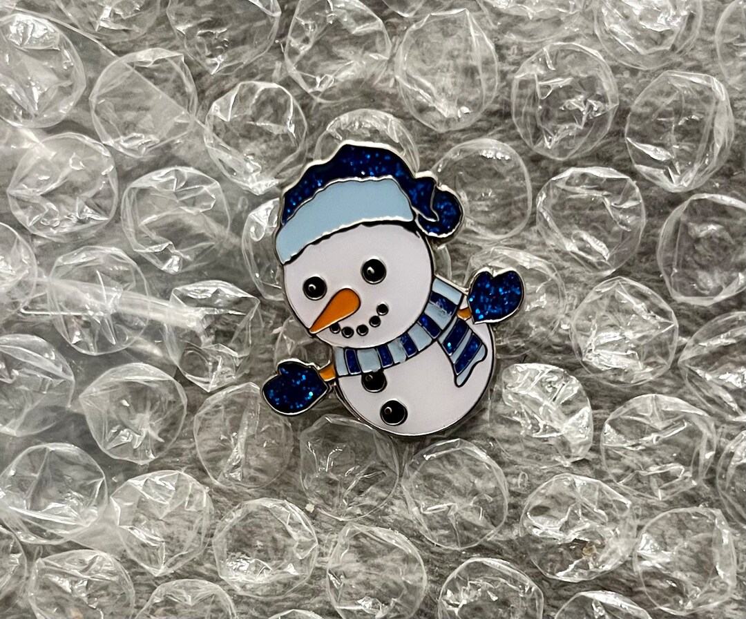 Enamel. Snowman Lapel Pin 1 to Enhance Your Winter Wardrobe - Etsy