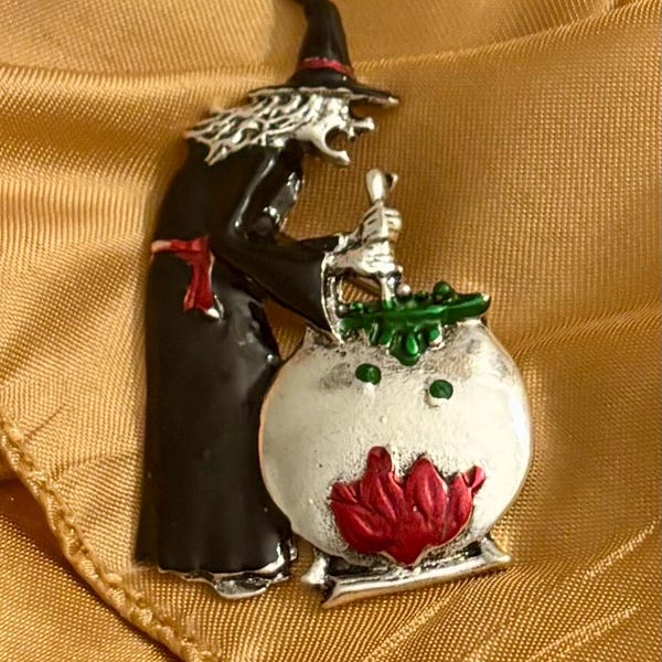 Witch Pin - Etsy