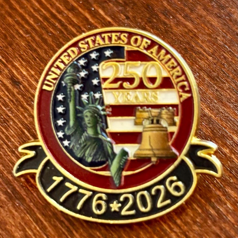 America 250 Lapel Pin - Etsy