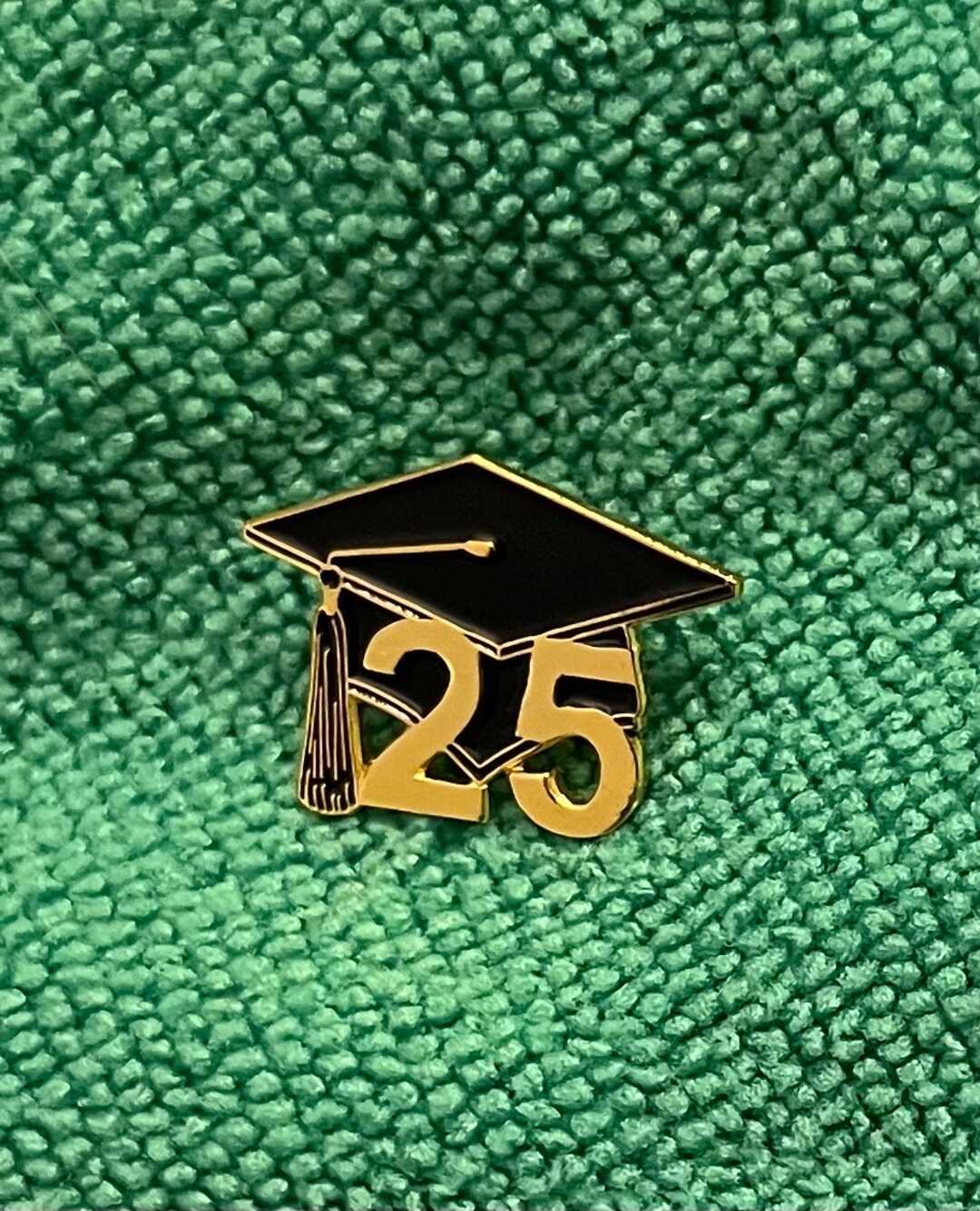 Enamel Lapel Pin Class of 2025 Black and Gold 1 - Etsy