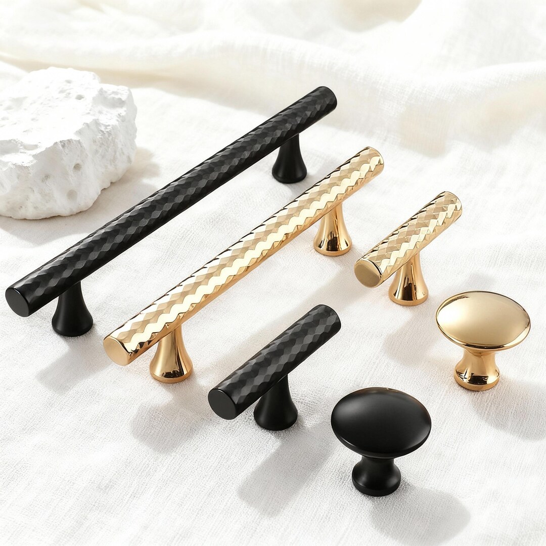 Brass Closet Handle: Kitchen Cabinet Pulls, Drawer Knob Handles - Etsy