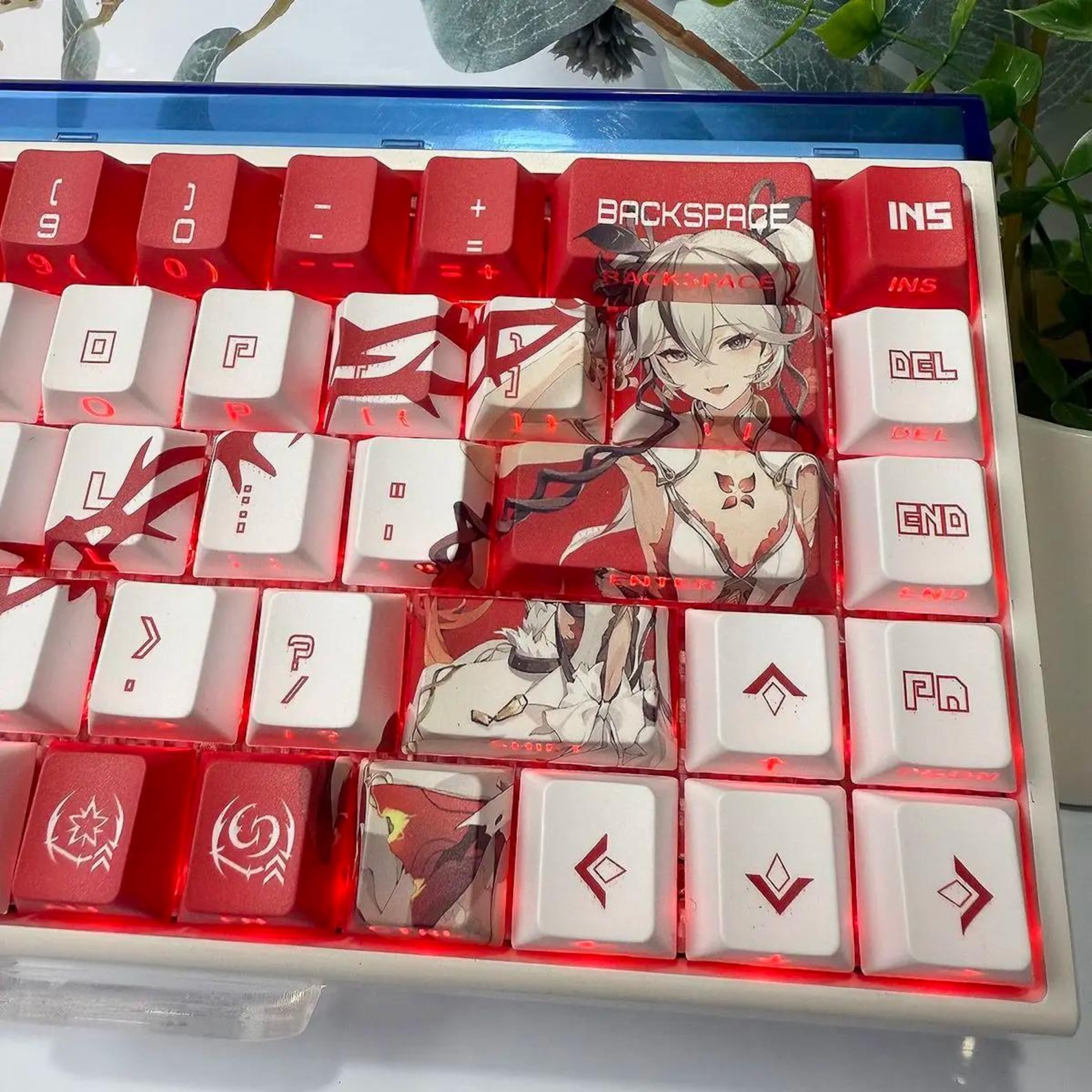 Wuthering Waves Camellya Anime Keyboard Keycaps 100-key PBT Dye ...