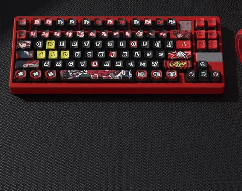 Violet Persona5 Keycap Set | 122 Keys OEM PBT Pudding Keycaps ...