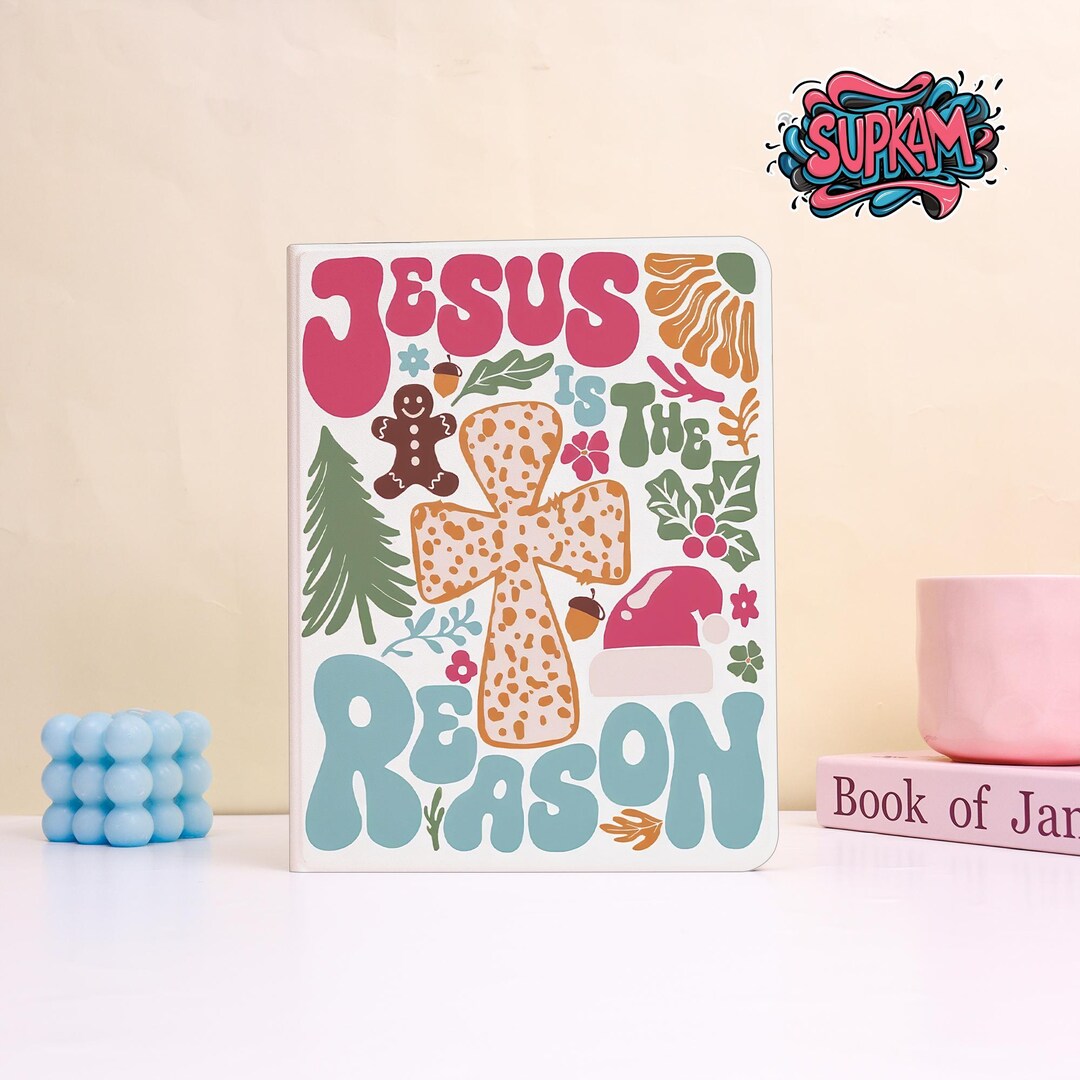 Faith Christmas iPad Case – "jesus is the Reason" Cross Gingerbread ...