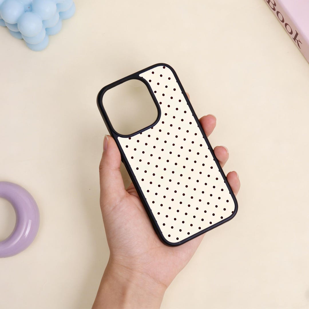 Custom Simple Dots Pattern Design Thin Sparkle Silicone Phone Case - Etsy