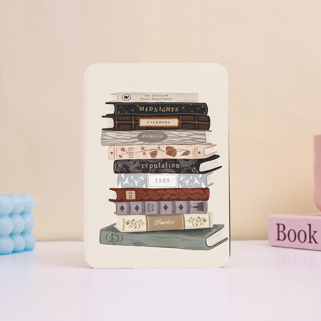 Creative Song Name Book Collage Design Kindle Paperwhite Case-handmade ...