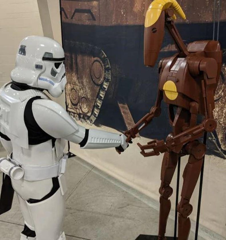 Life-size Droid STL – Full Scale 3D Display Statue Printable Sci-fi ...