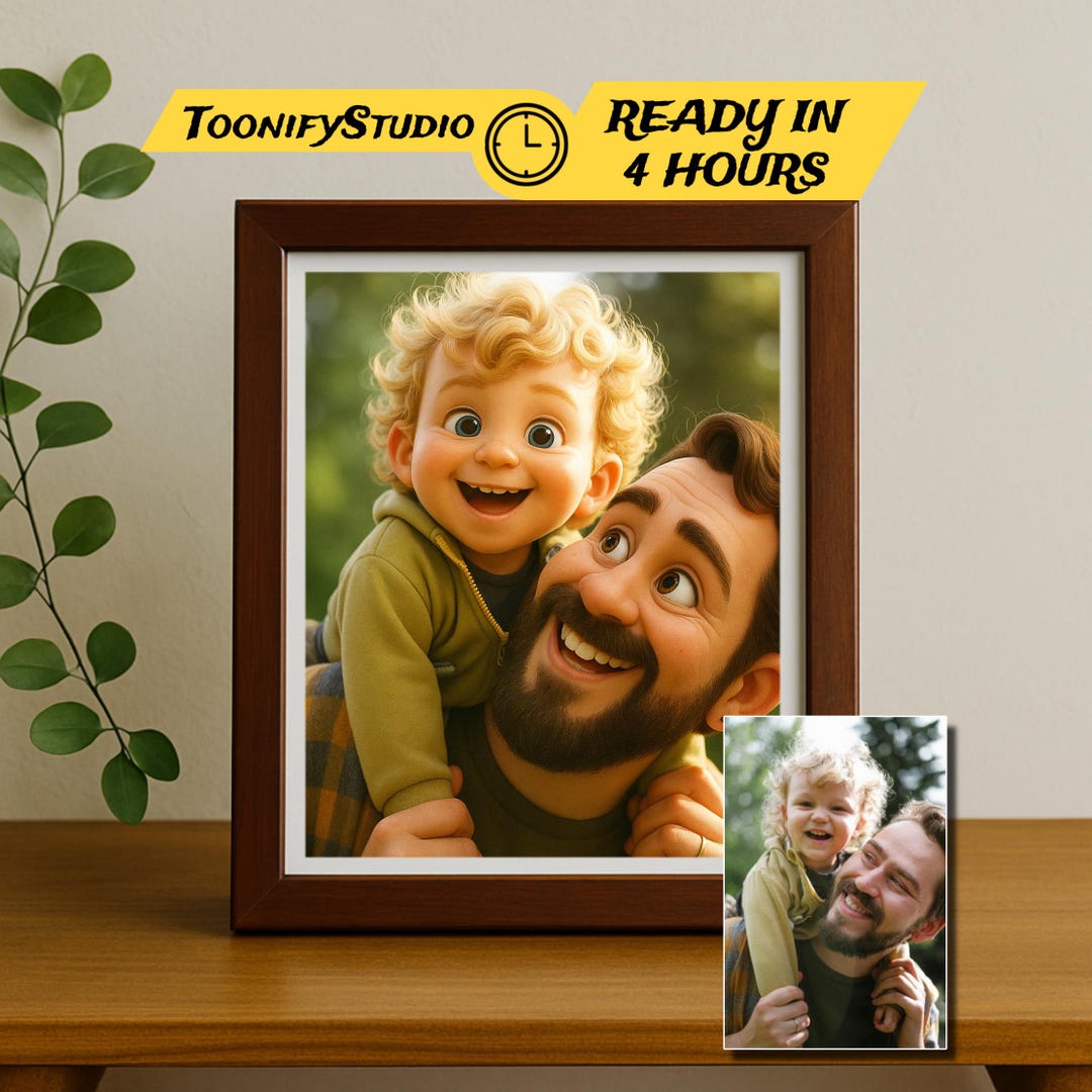 Personalized 3D Cartoon Portrait – Pixar-style Family Gift - Etsy