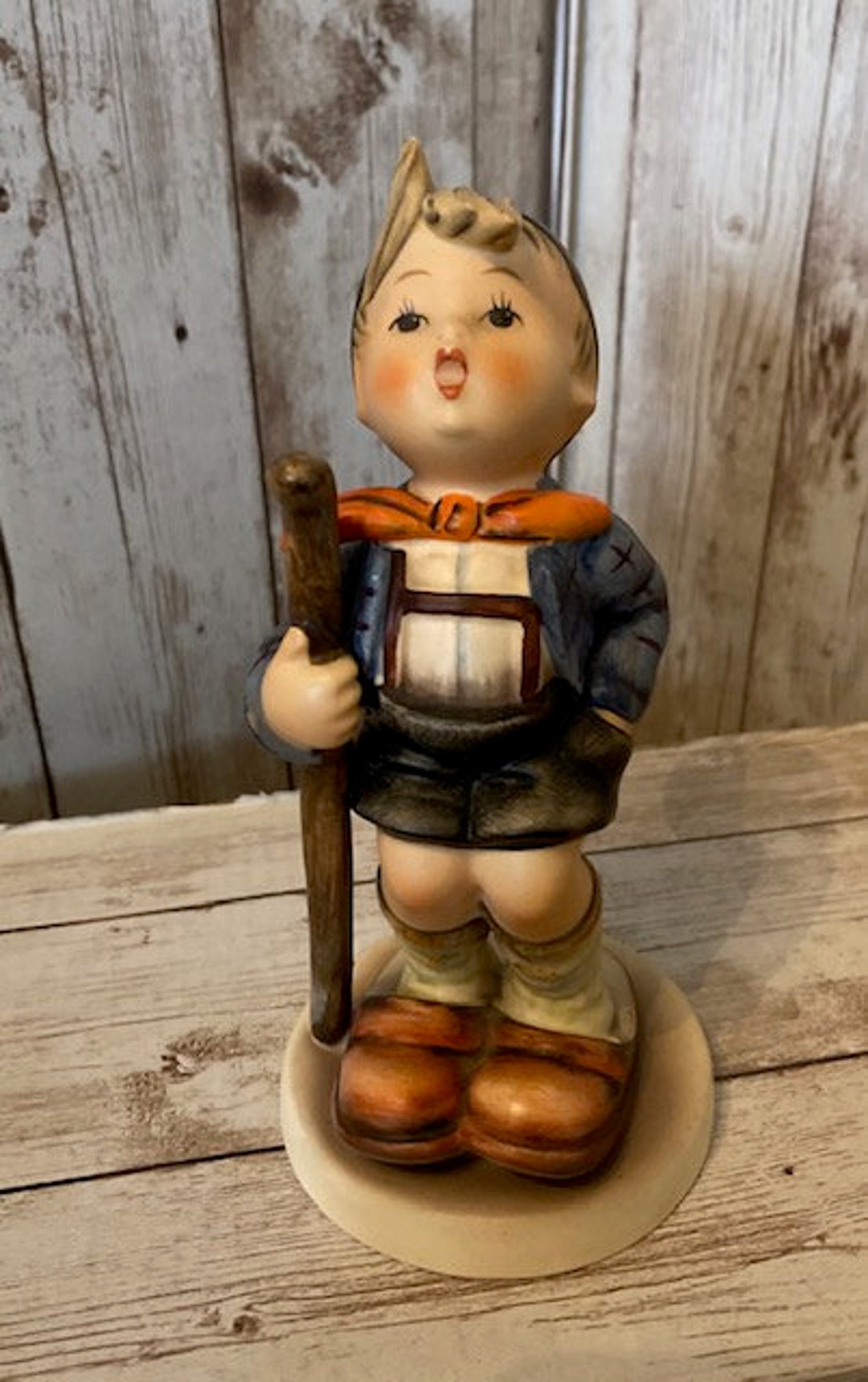 Vintage M J Hummel Little Hiker Figurine - Etsy