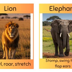 Animal Movement Cards | EYFS Printable | Preschool Gross Motor Skills ...