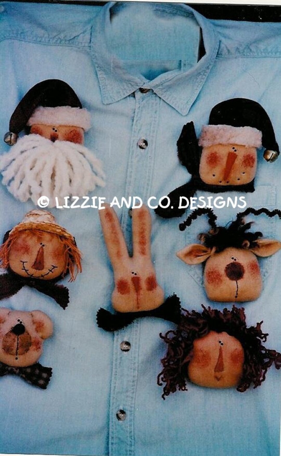 Christmas Stitchery Pins Pattern, Stitchery Christmas Pattern, Holiday ...