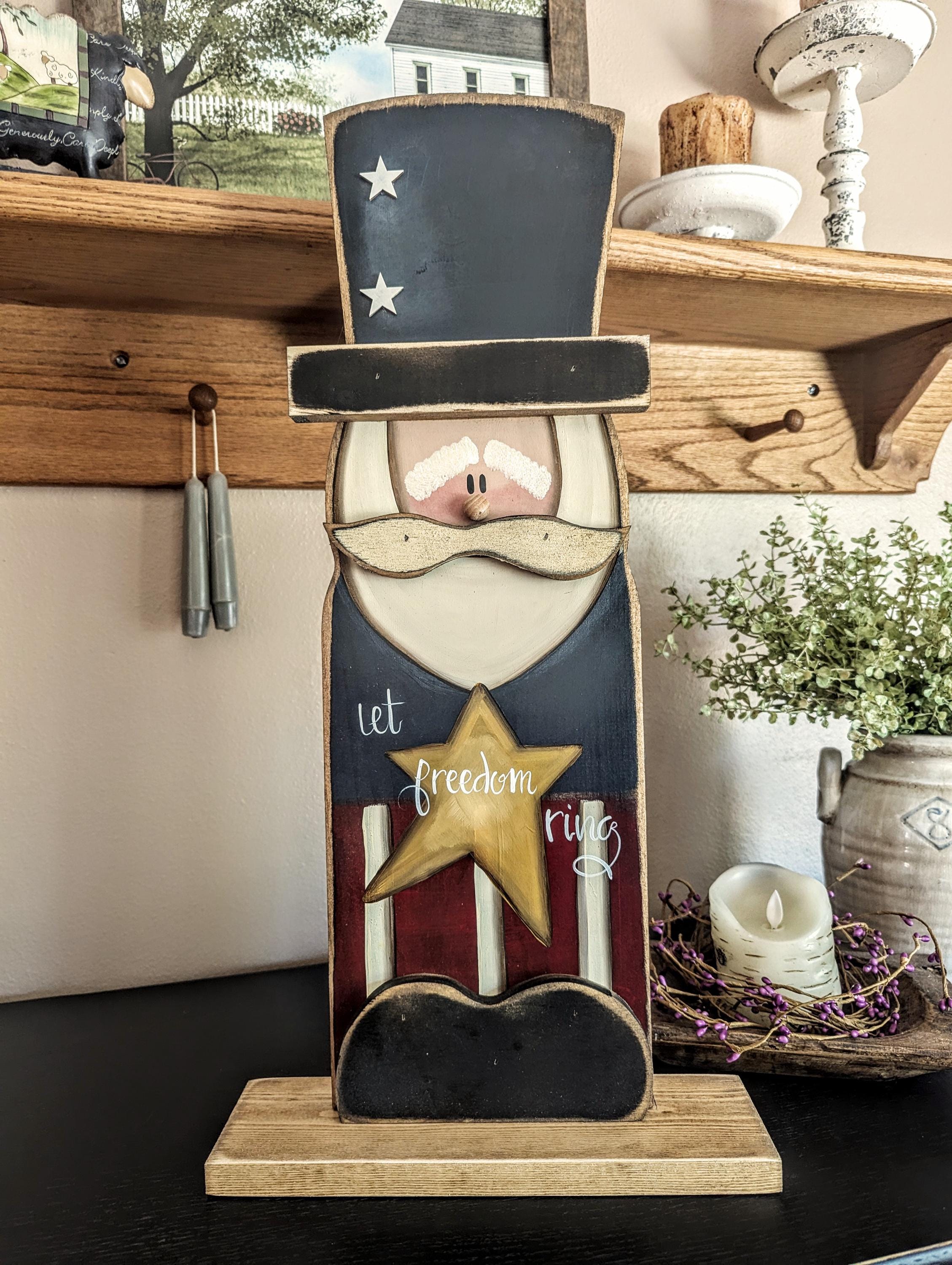 Wood Prim Uncle Sam/24" Tall/ Made PER Order NOT Ready to Ship ...