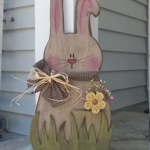 Wood Bunny/22" Tall/ Made PER Order NOT Ready to Ship/primitive ...
