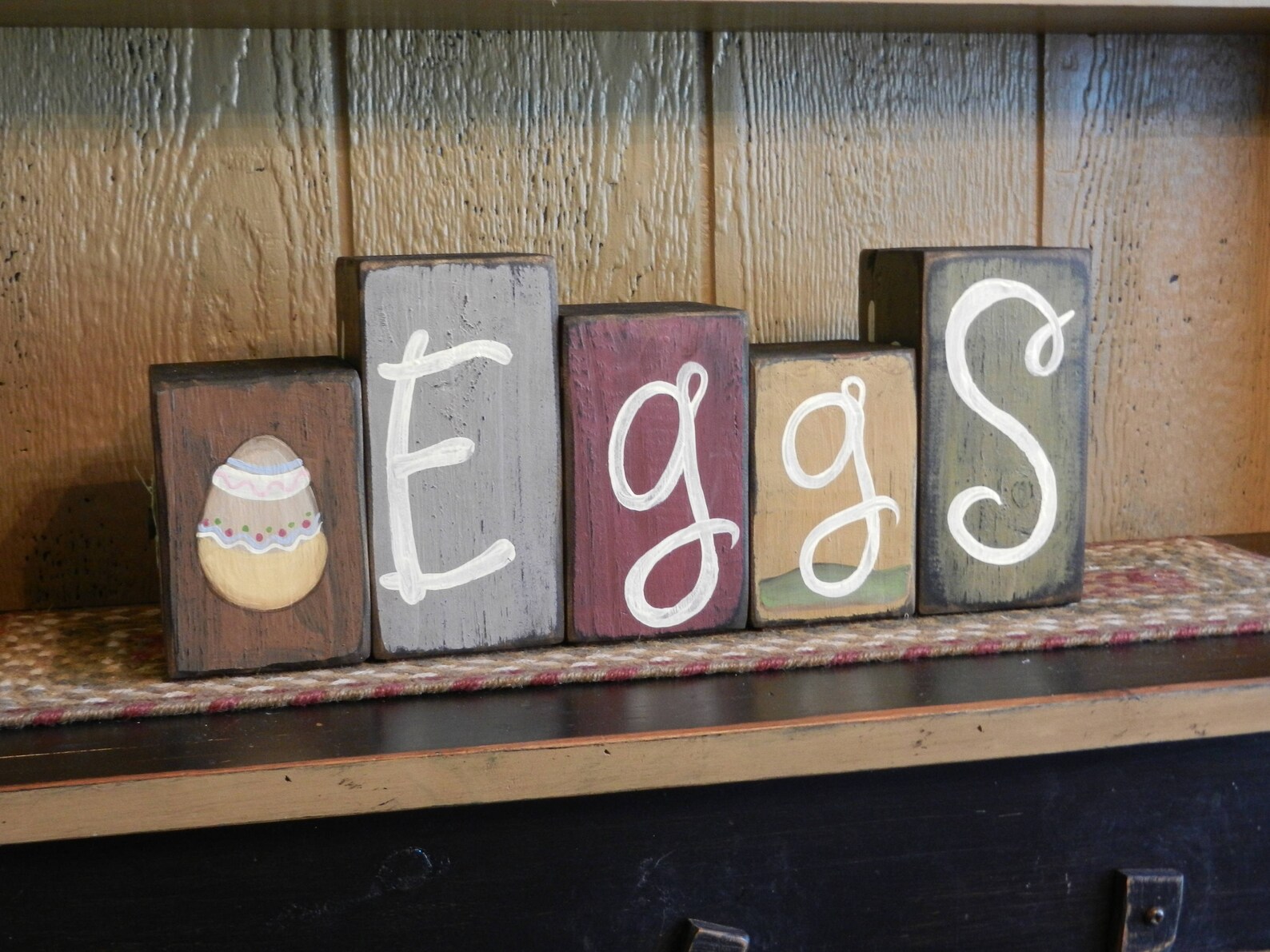 Seasonal Blocks/reversible Signs/word Blocks/4 Sides/made PER - Etsy