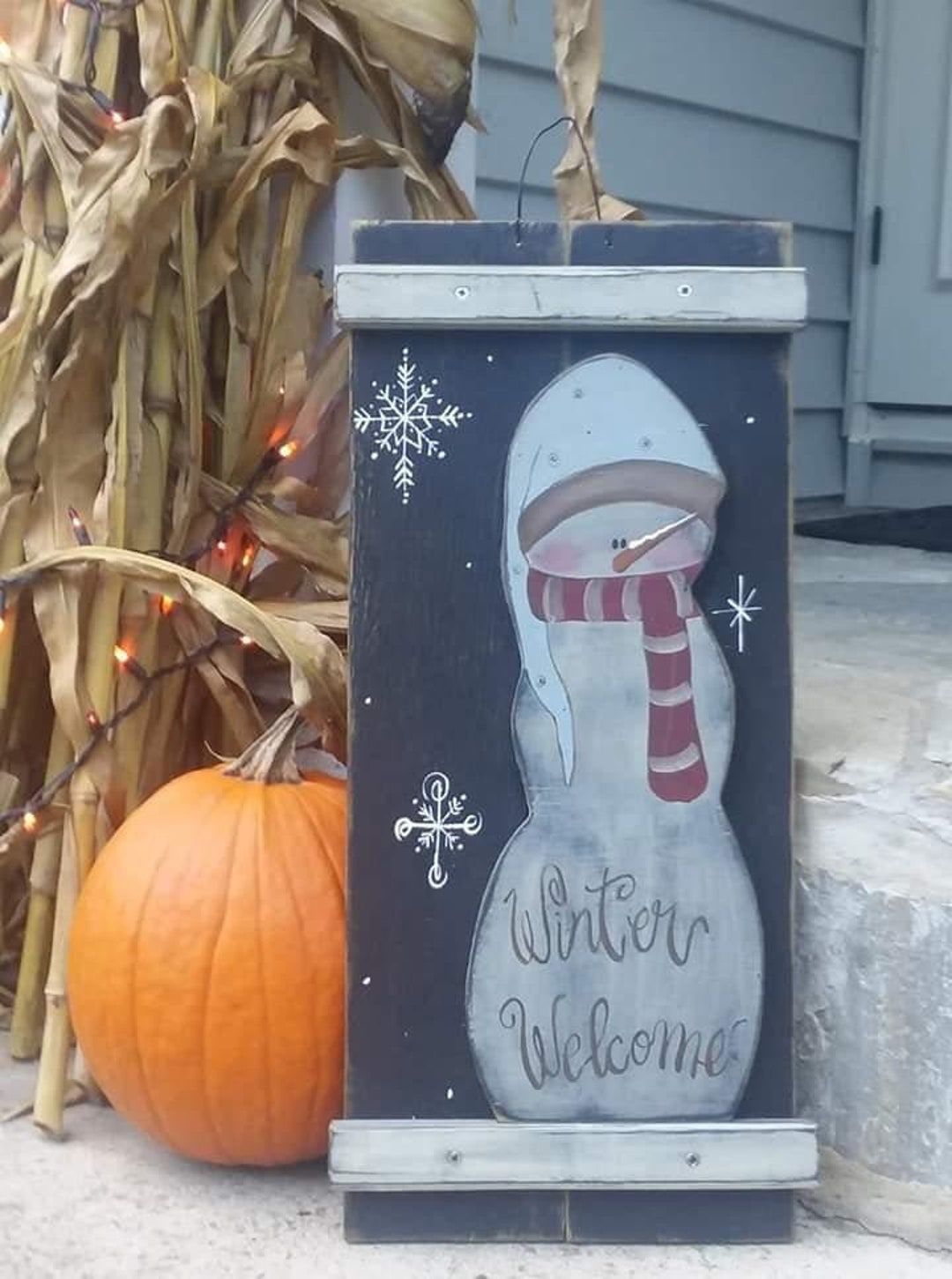 Snowman Pallet Sign/not Ready to Ship/made per Order/ - Etsy