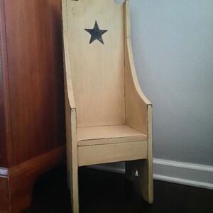 Primitive Decorative Pouting Chair/made per Order/not Ready to Ship - Etsy