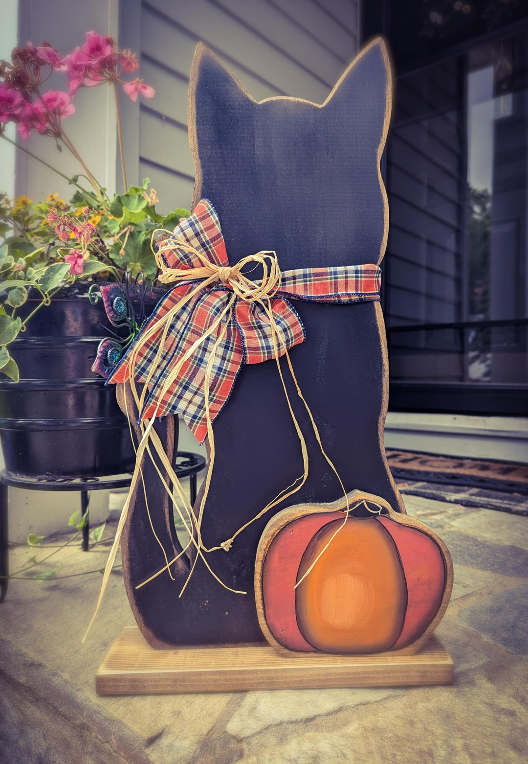 Halloween Prim Cat/22" Tall/made PER Order NOT Ready to Ship/primitive ...