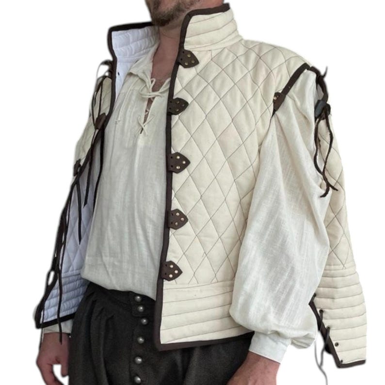 Medieval Chic: Handmade Fantasy Gambeson - Etsy