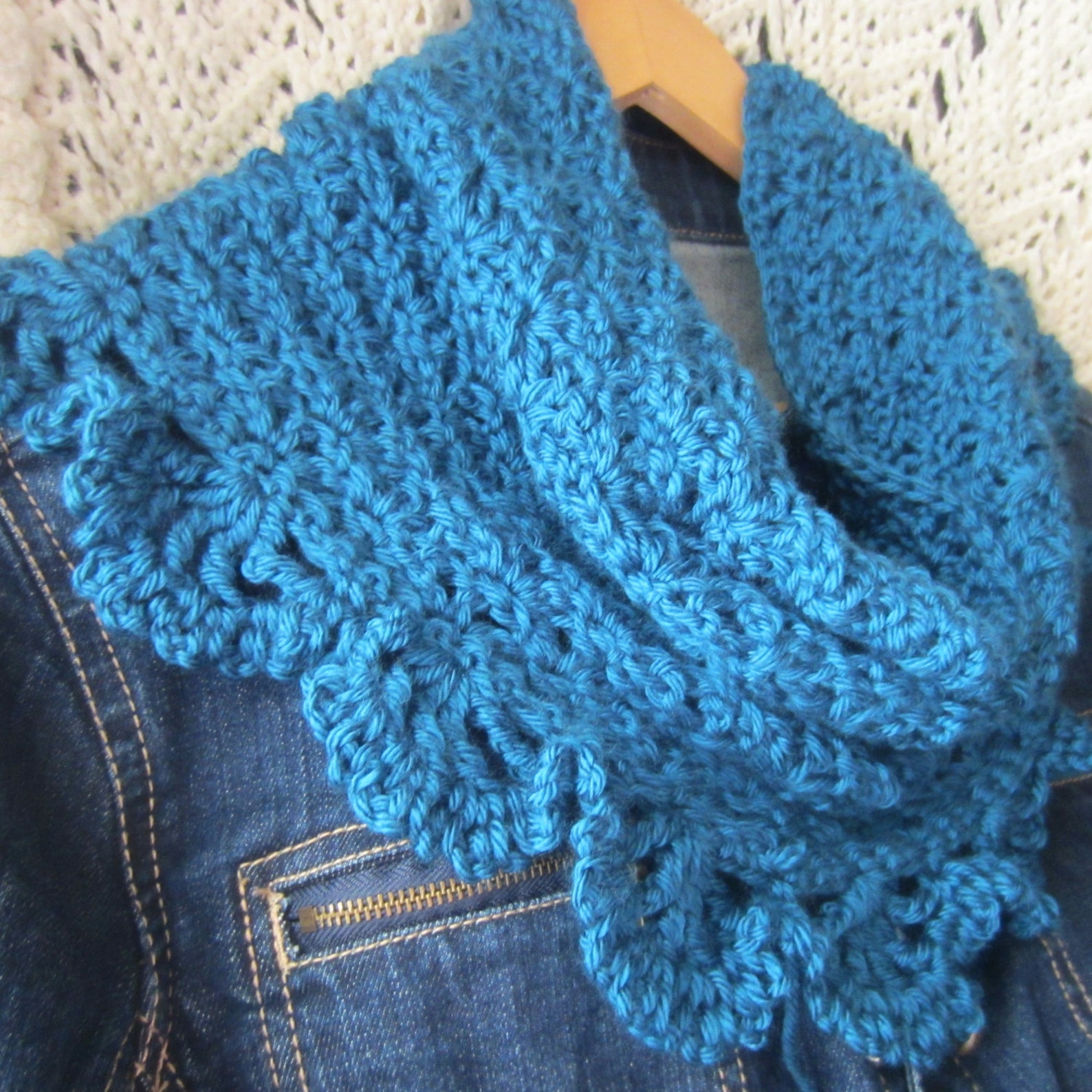 Open Shell Crochet Cowl PDF Pattern - Etsy