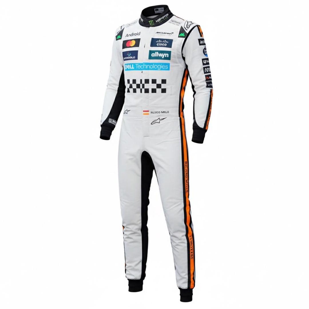 Custom Racing Suit.f1 Style Race Suit.sublimation Sponsor Logos.men’s ...