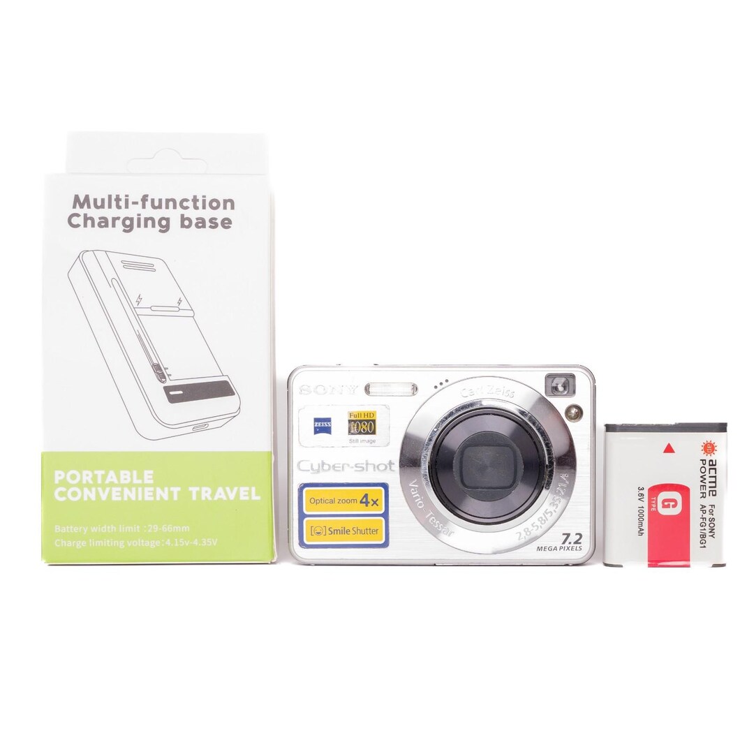 Sony Cyber-shot Dsc-w110 7.2mp Digital Camera - Silver - Fully ...