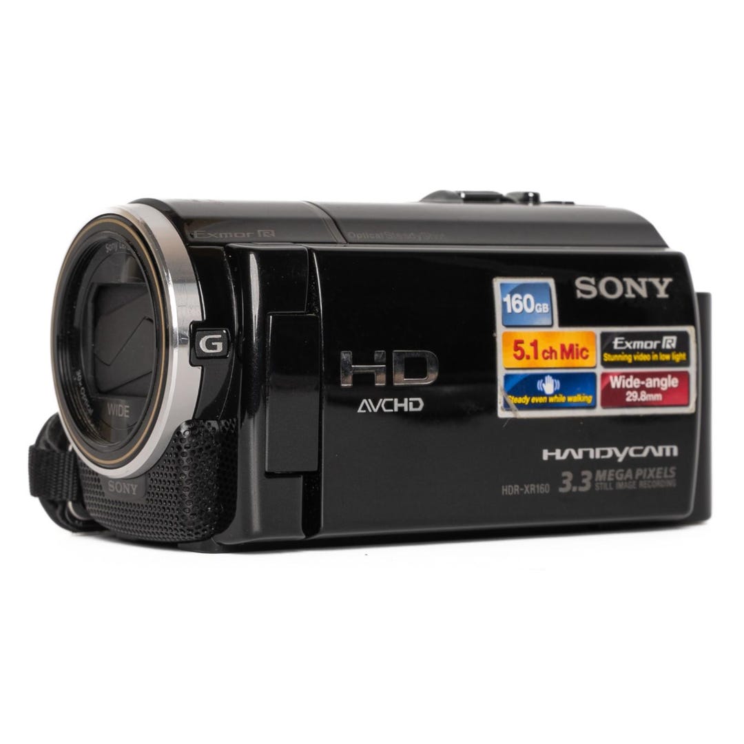 Sony Handycam Hdr-xr160 160gb Hdd/memory Stick Camcorder - Fully ...