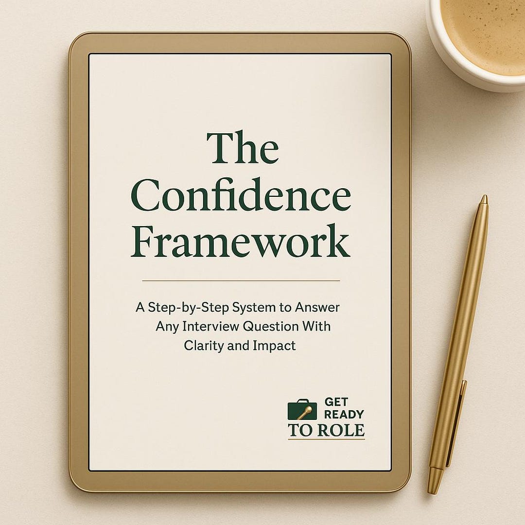 The Confidence Framework – Interview Confidence Guide | Calm, Clear ...