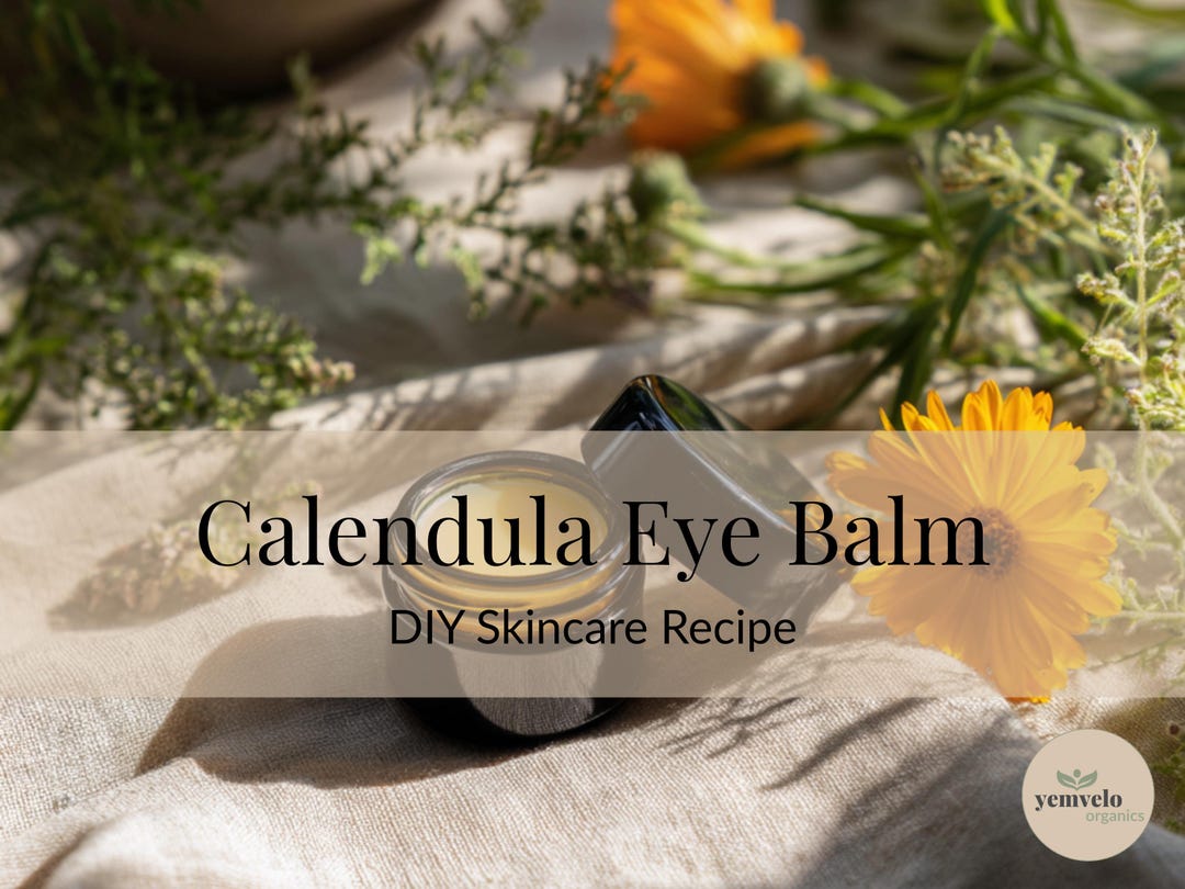 Calendula Eye Balm Recipe: DIY Under-eye Moisturizer (PDF Download) - Etsy