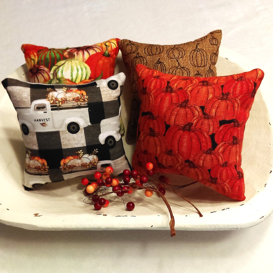 Fall Autumn Mini Pillows Country Farmhouse Bowl Fillers - Etsy