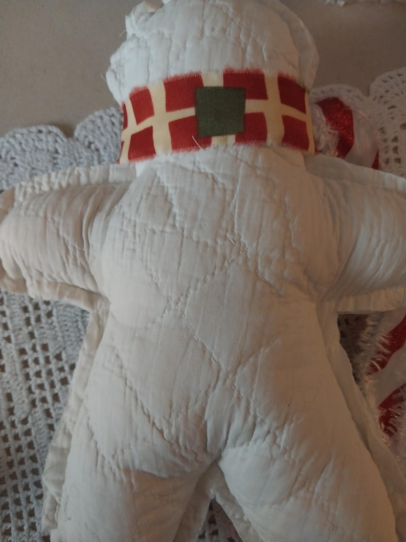 Gingerbread Man / Repurposed Vintage Quilt / Farmhouse Country ...