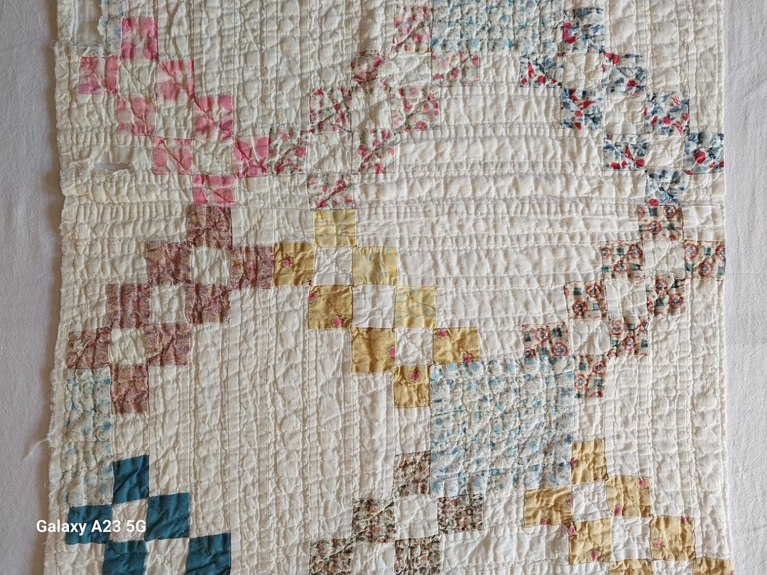 Vintage Cutter Quilt 23 1/2 X 23 1/2 Handmade Quilt Piece - Etsy