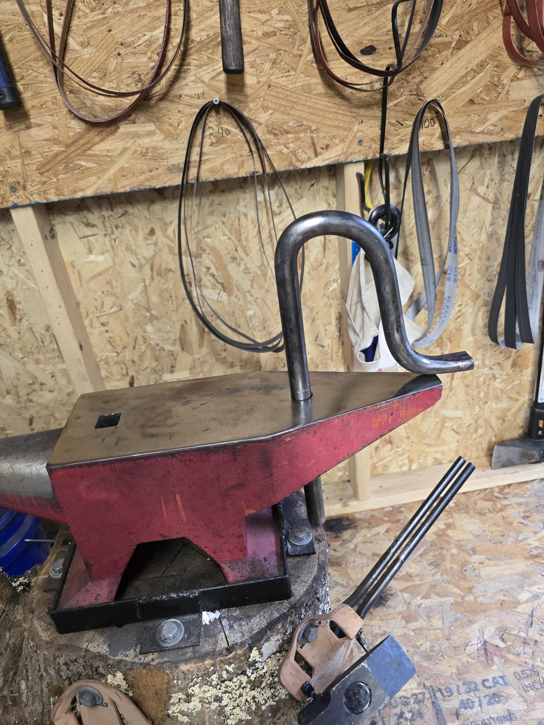 Anvil Holdfast: 3/4" Round Stock, Hardy Hole Friction Vise - Etsy UK