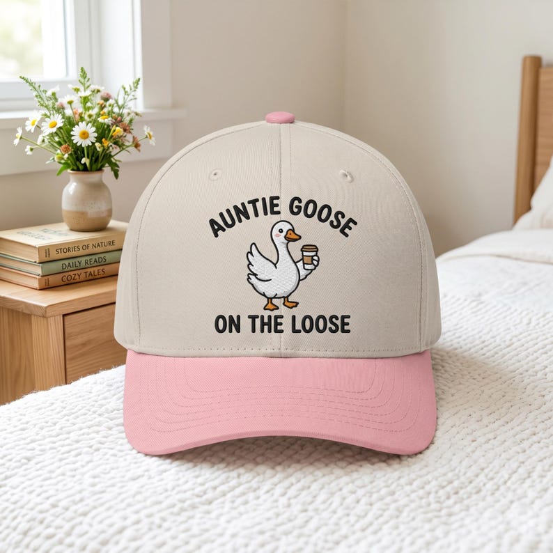 Embroidered Auntie Goose Hat, Goose Lover Cap, Aunts Club Gift - Etsy
