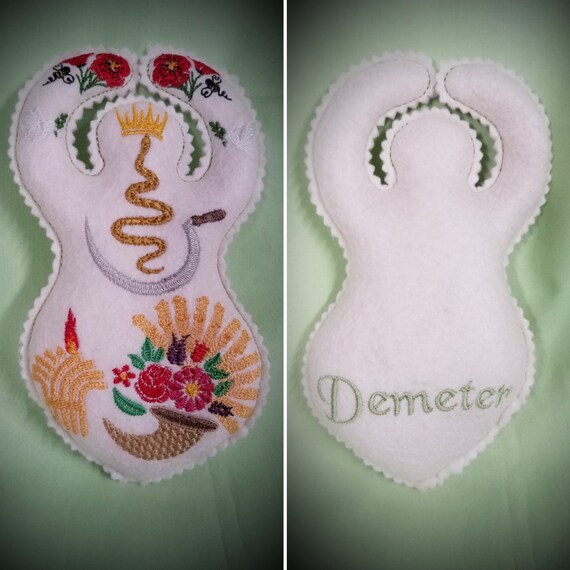 Goddess Doll: Demeter Altar Moon Wicca Decoration | Etsy