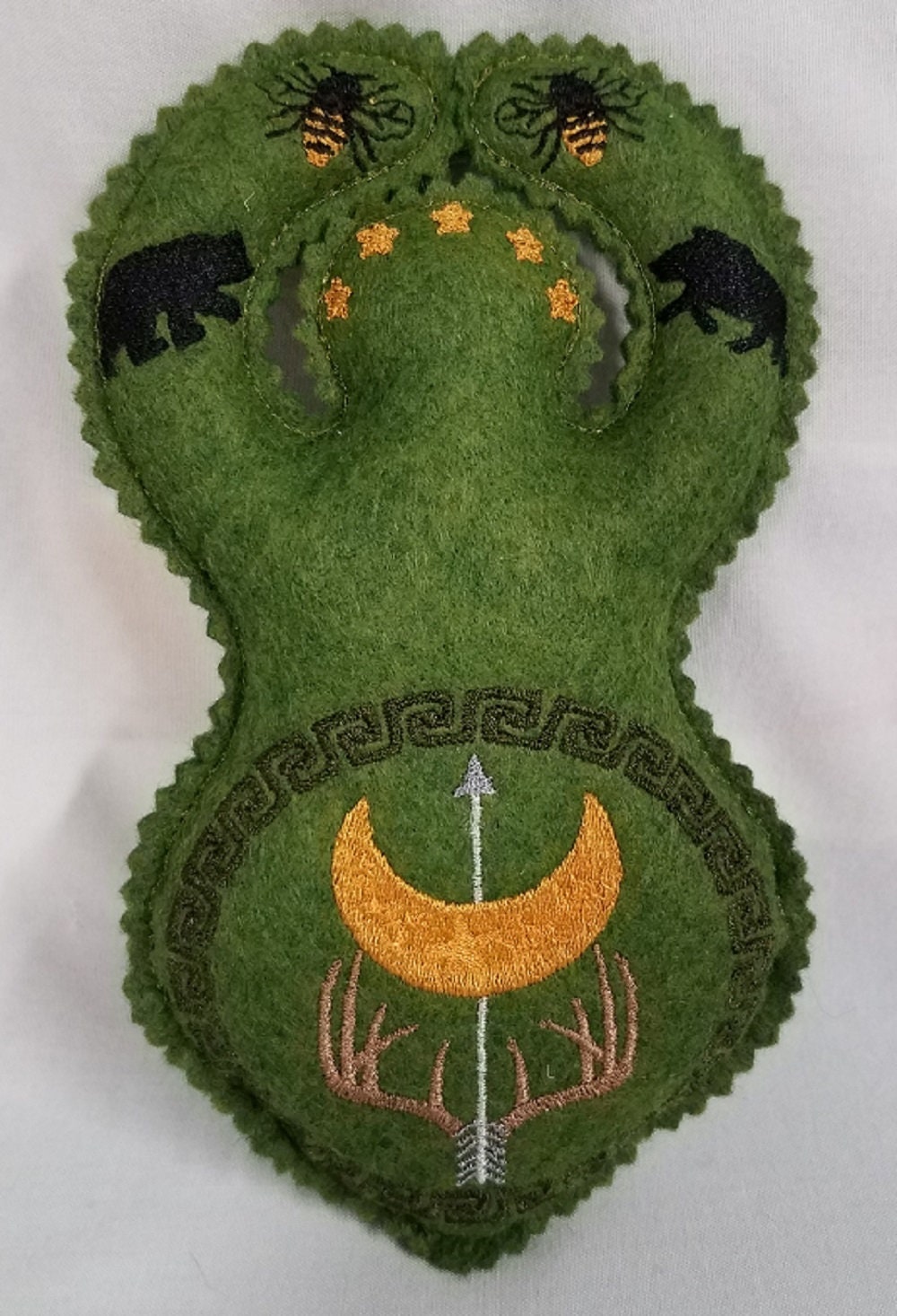 Goddess Doll: Artemis; Altar, Moon, Wicca, Decoration, Wild Hunt, MADE ...