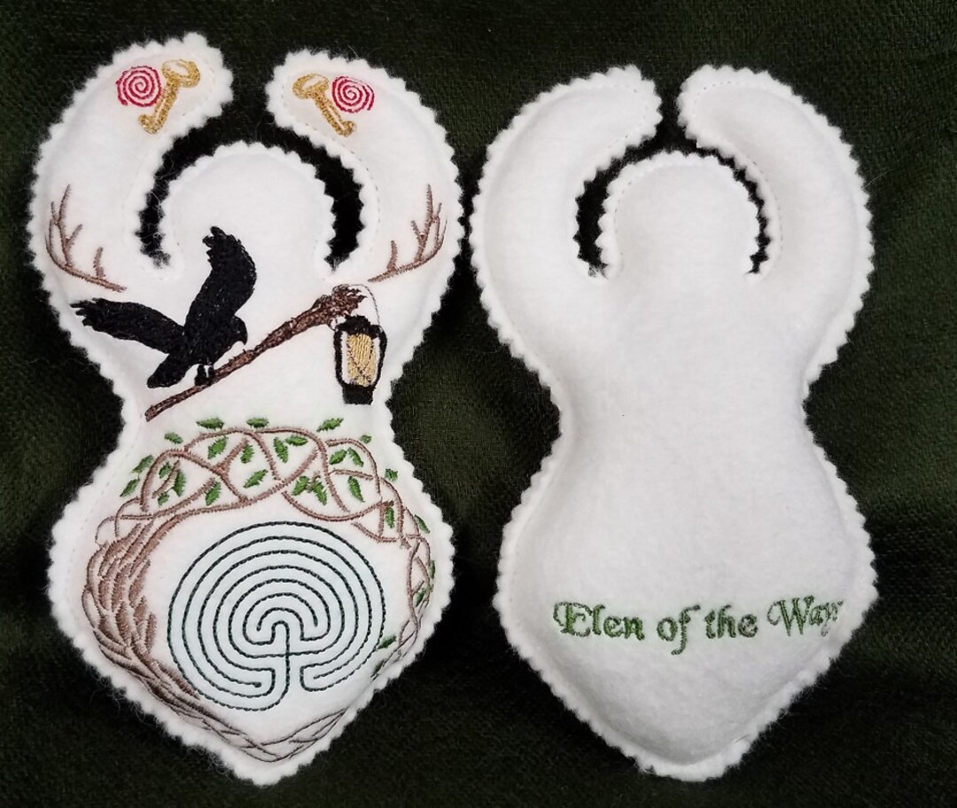 Goddess Doll: Elen of the Ways; Altar, Moon, Wicca, Decoration, Celtic ...