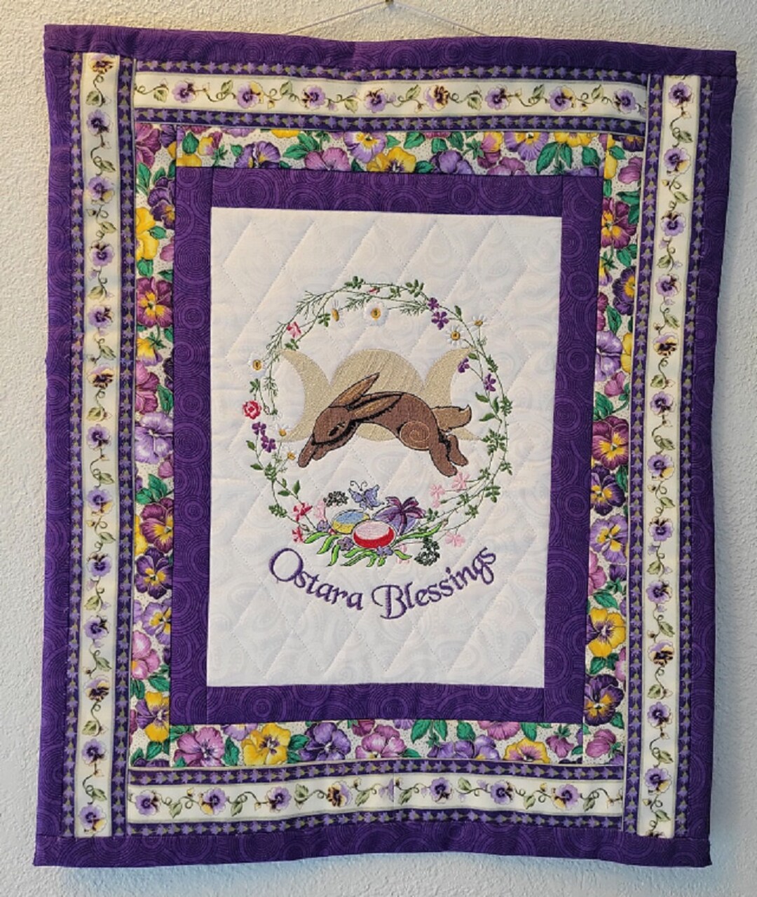 Sabbat Banner - Ostara Blessings; Spring Equinox, Hare, Eostre - Etsy