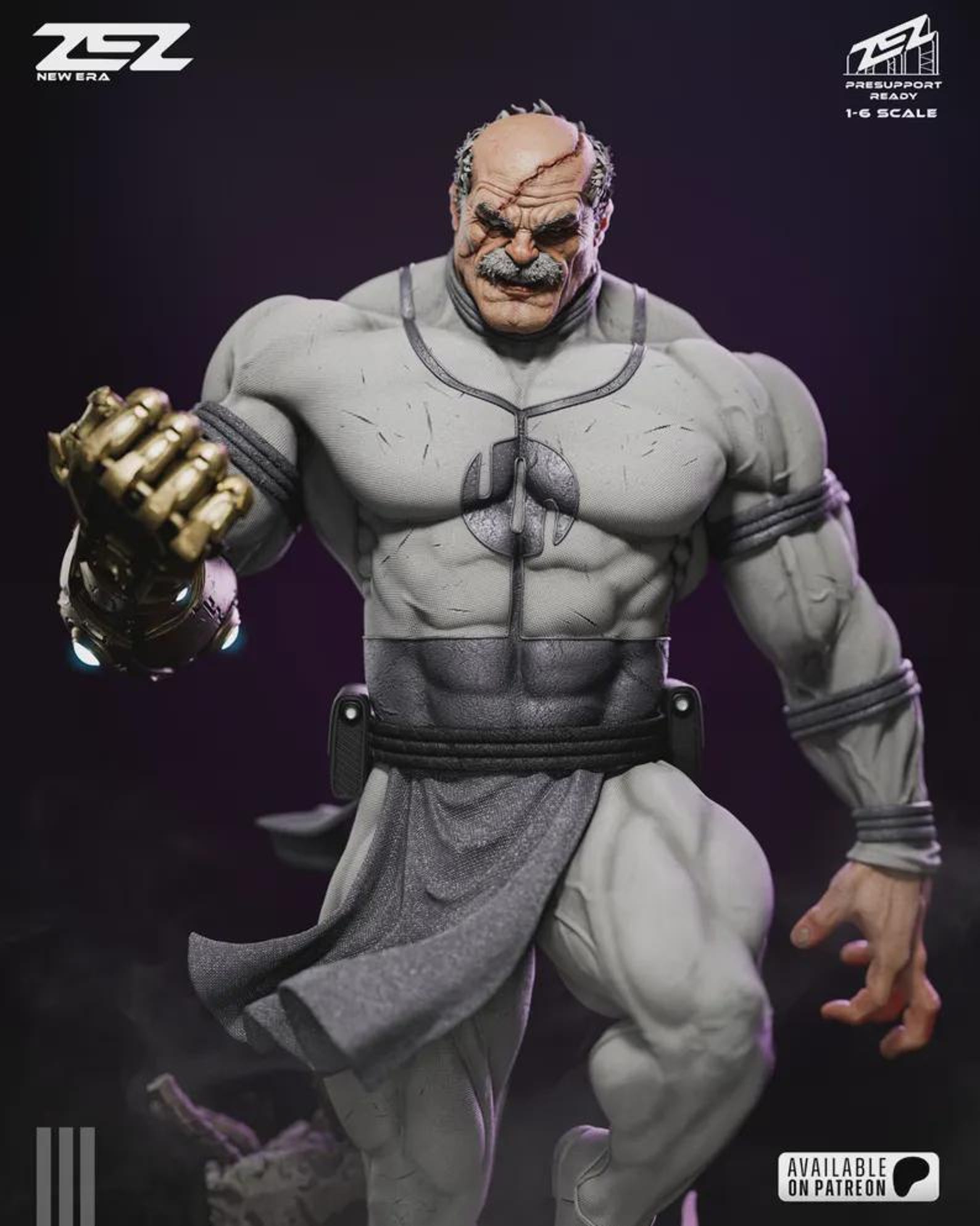Conquest Statue – Invincible Fan Art - Hand Painted 3D Printed Figure ...