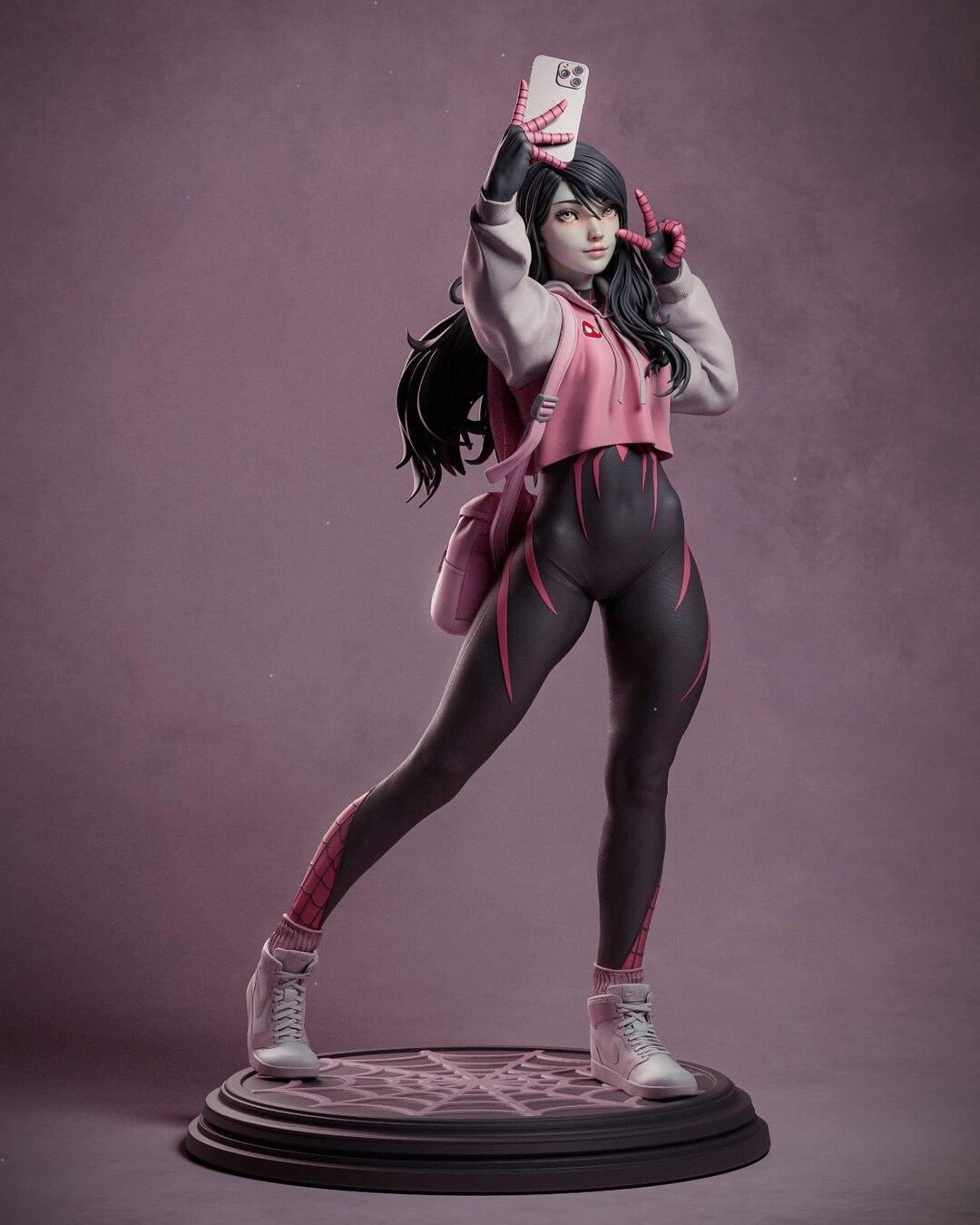 Agile Spider Fighter Fan Art• Hand Painted 3D Printed Figure ...