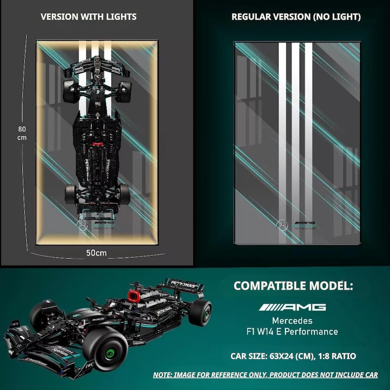 Personalized LEGO F1 Wall Display – Formula 1 Speed Champions Frame ...