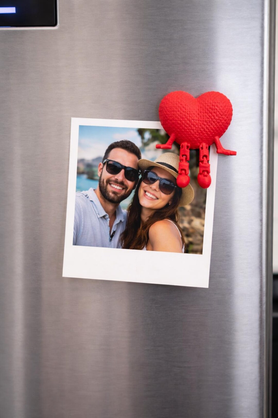 Red Heart Fridge Magnet With Legs – Photo Holder, Shelf Decor - Etsy UK