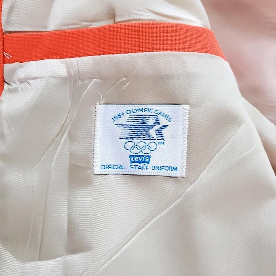 1984 Olympic Games Official Staff Uniform Orange Blaz… - Gem