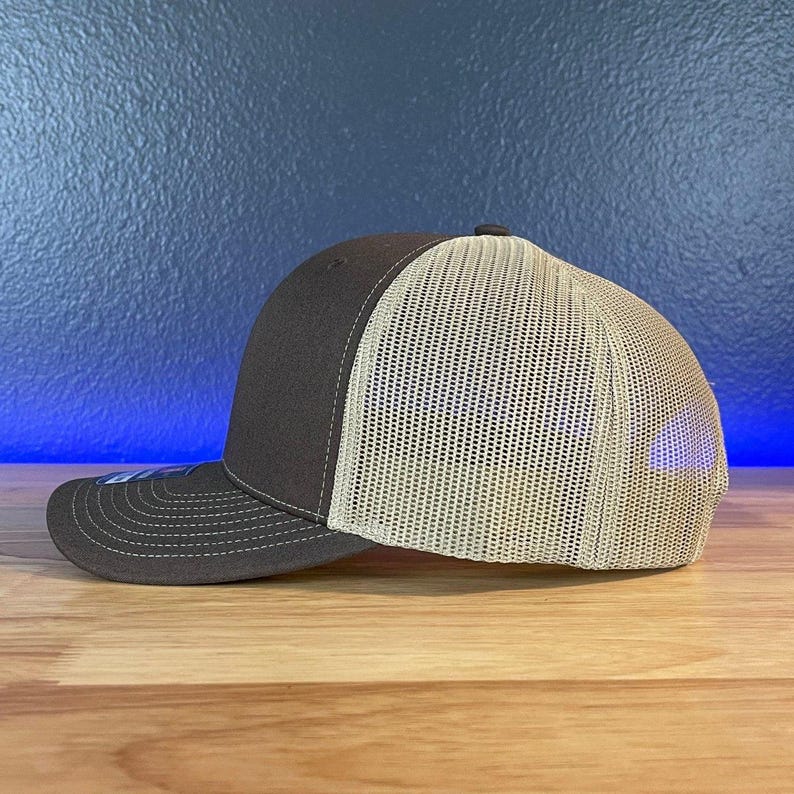 Three Nail Cross Leather Patch Hat, Men's Christian Richardson Snapback ...
