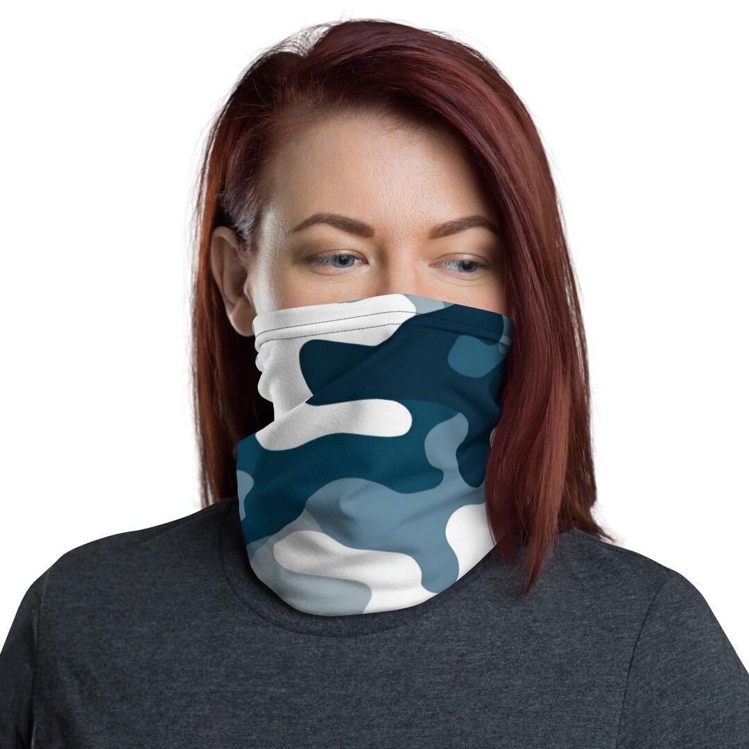 Winter Camo Ski Neck Warmer Snow Camouflage Pattern Cold Weather Face ...