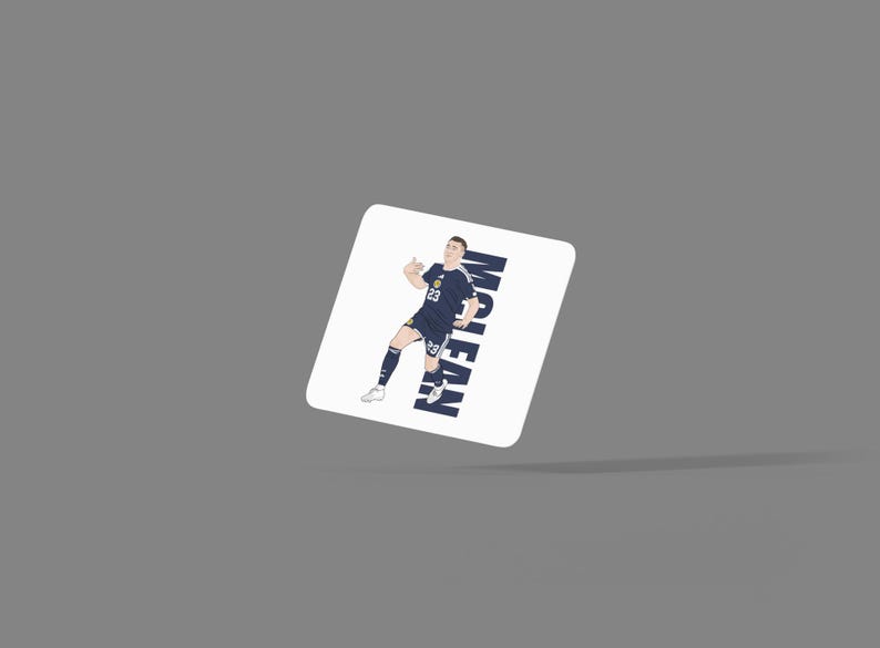 Kenny Mclean Scotland Unofficial Cartoon Graphic Art MDF Coaster - Etsy UK