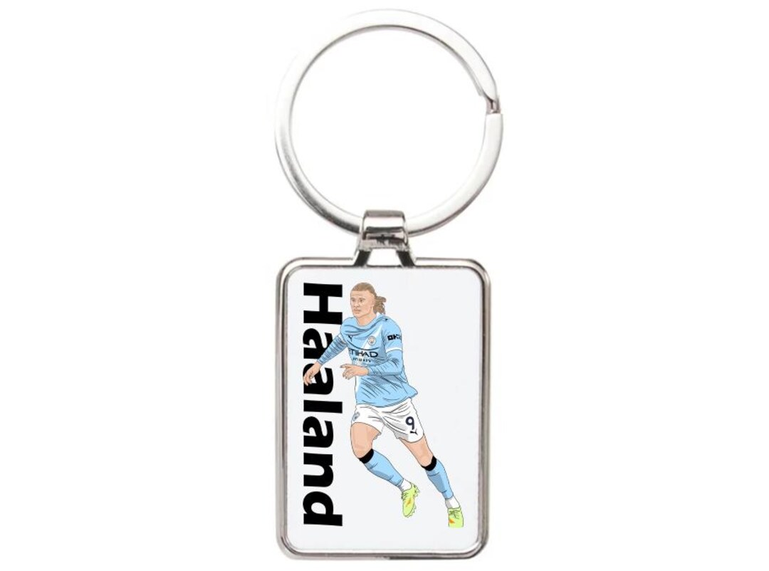 Erling Haaland Man City Unofficial Football Cartoon Graphic Art Acrylic ...