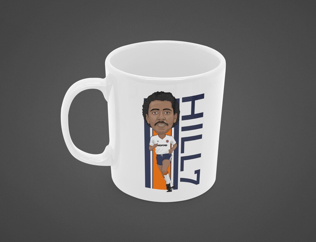 Ricky Hill Luton Unofficial Football Graphic Cartoon Design Art Mug - Etsy