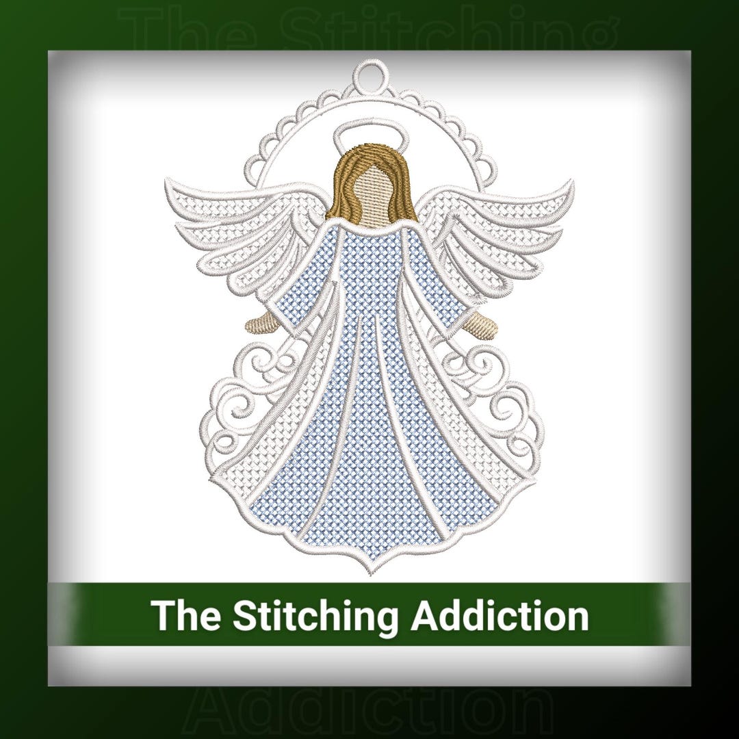 FSL Grace Angel - Embroidery Design - Etsy