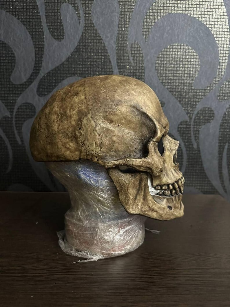 Skull Head Helmet / Mask With Moving Jaw - Etsy Ireland